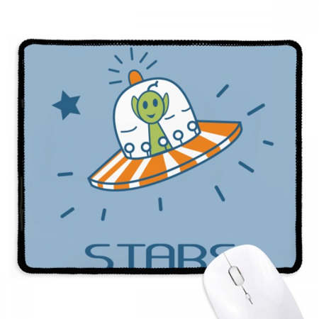 Universe And Alien Travel Among Stars Mousepad Stitched Edge Mat Rubber ...