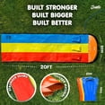 JAMBO 20ft Premium Triple Water Slide with 3 Body Boards - Walmart.com