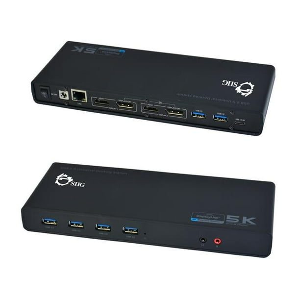 SIIG USB 3.0 4K Dual Video Docking Station - USB-C - Black - Walmart.com SIIG USB 3.0 4K Dual Video Docking Station - USB-C - Black - Walmart.com