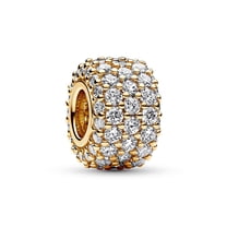 Pandora Sparkling Pave Triple-row Charm - Walmart.com