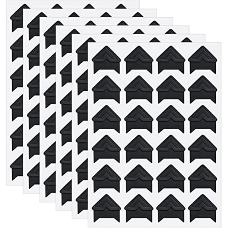 SHTUUYINGG 12 SheetsSelf-Adhesive Photo Corners Stickers, Acid Free ...