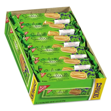 Nabisco SnackWell's Vanilla Creme Sandwich Cookies, 1.7 oz, 48 count ...