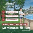 Coleman Steel Pro Max 14' x 33" Round Metal Frame Above Ground Pool Set ...