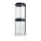 BlenderBottle GoStak Snack Mini Containers with Lids 150cc 2pk Black ...