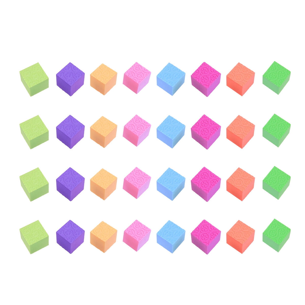 50pcs Colorful Cube Block Diy Design Model Block Sponge Block Cube Cube