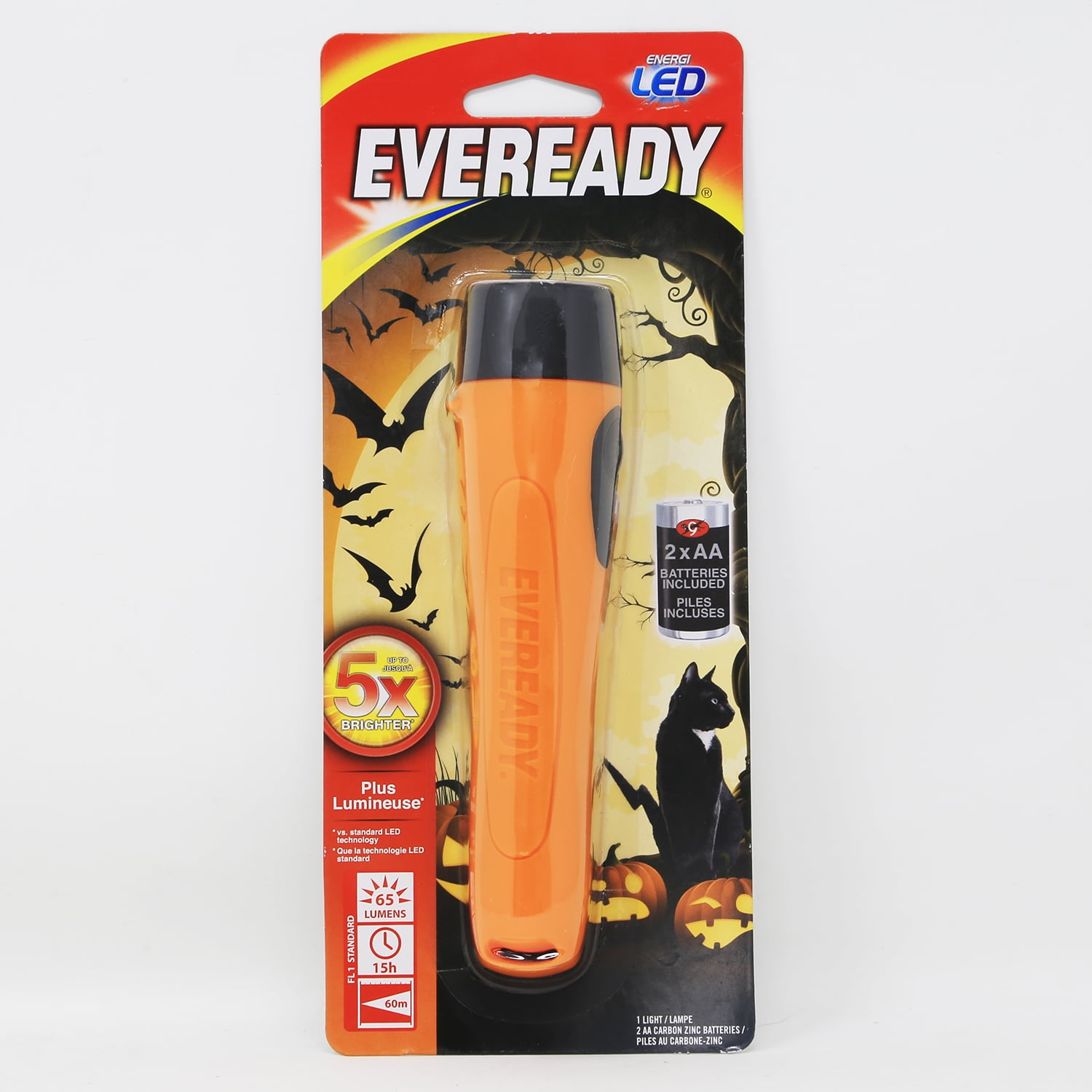 Eveready led flashlight orange - Walmart.com