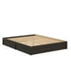 Ameriwood Home Platform Queen Bed Frame, Multiple Colors Available - espresso - Walmart.com