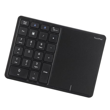 Wireless Numeric Keypad 2.4G 22 Keys Touch Screen Lightweight Portable ...