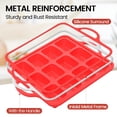 Silicone Mini Loaf Pan Red Mini 12-cup: 1.9"x2.9": 2pc For Baking Bread ...
