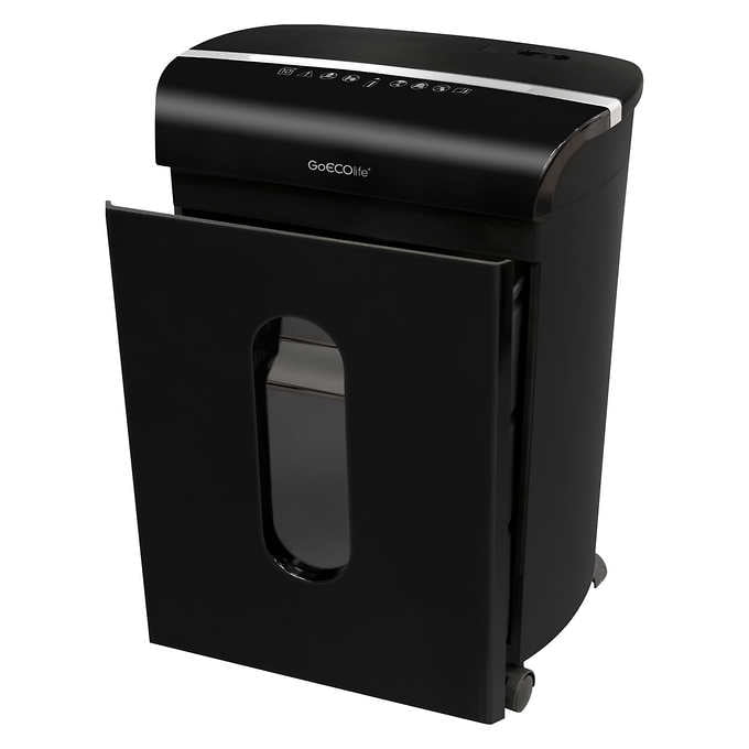 GoECOlife Limited Edition 10 Sheet Microcut Paper Shredder - Black ...