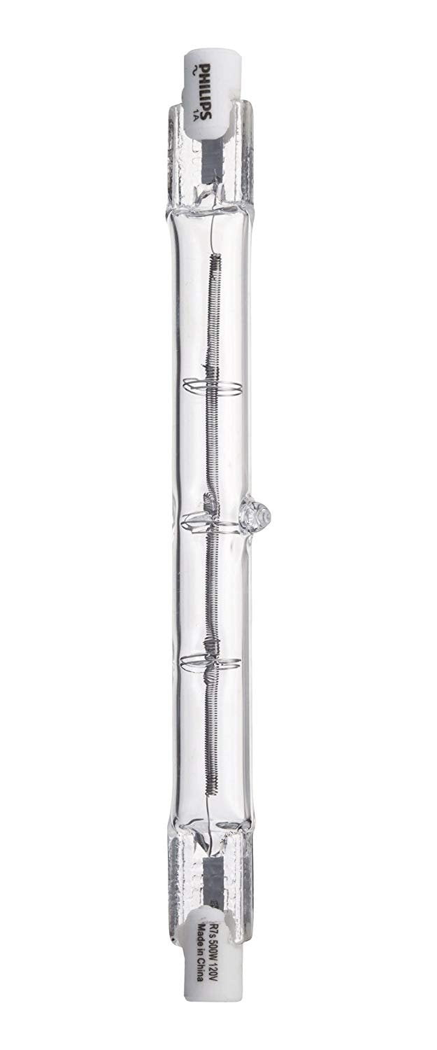 Philips 415729 500-Watt 4.7-Inch T3 RSC 120-Volt Light Bulb with Double ...