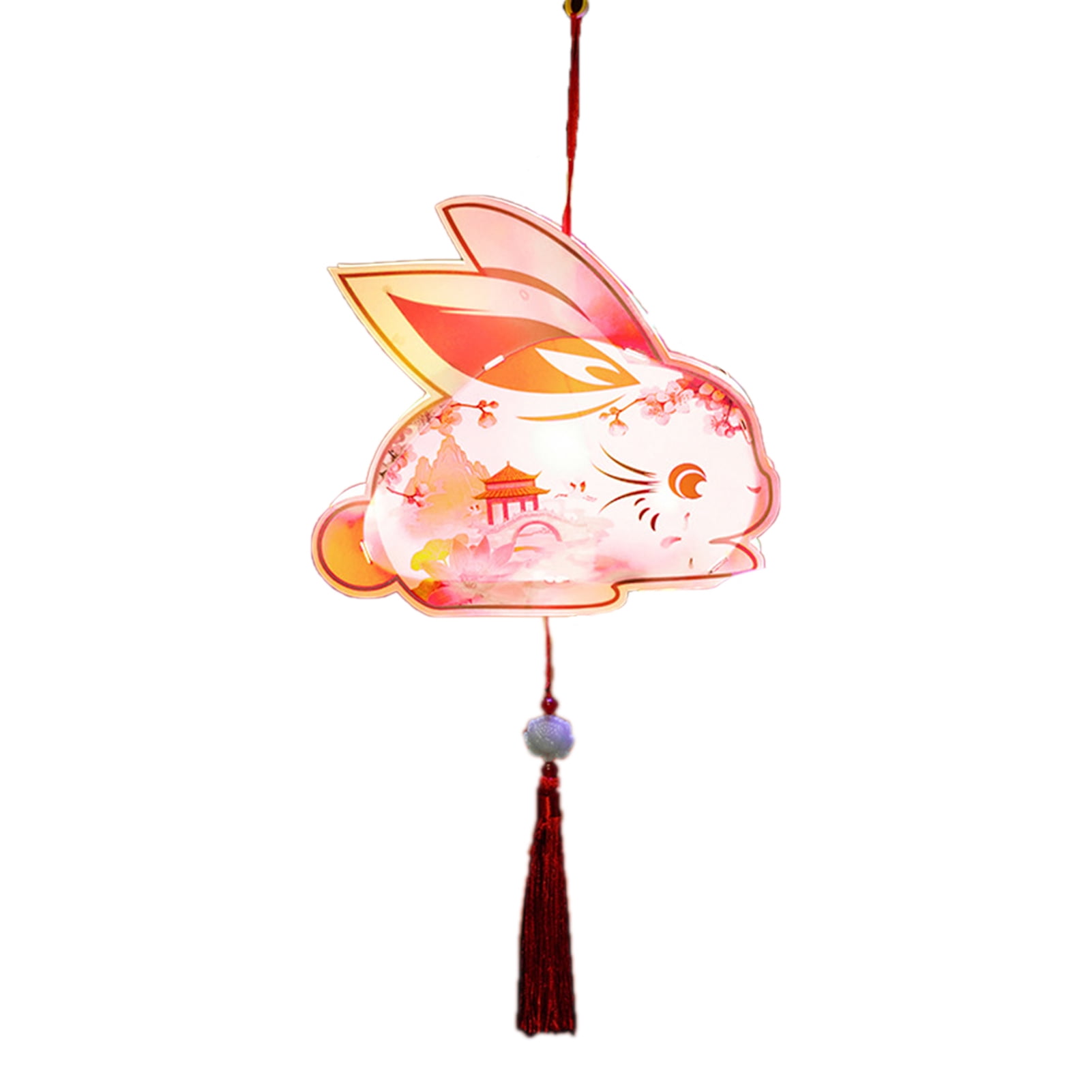 Lomubue 1 Set Rabbit Lantern Creative Shape Flicker-Free Exquisite ...