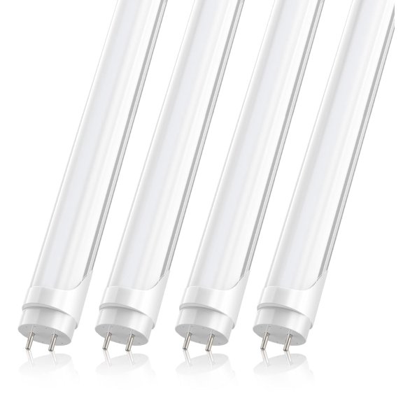 GE 13142 LED T8 Tube Light Bulb, 32W Equivalent, Cool White, 6500K ...
