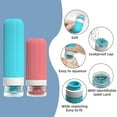 14 Pcs Silicone Travel Bottles Set, Leakproof Refillable Travel Size ...