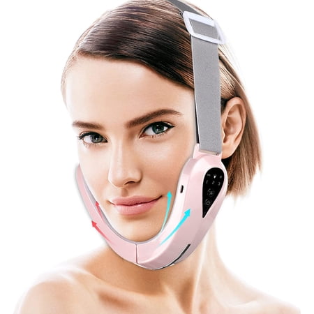 Electric Intelligent V- Face Shaping Massager Double Chin Reducer Face ...