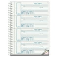 Rediform Office Products Spiral-Bound Unnumbered Money Receipt Book, 7 ...