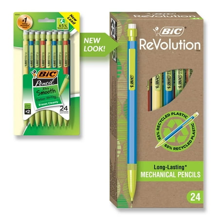 BIC ReVolution Xtra-Life Mechanical Pencil, Medium Point (0.7mm),Made ...