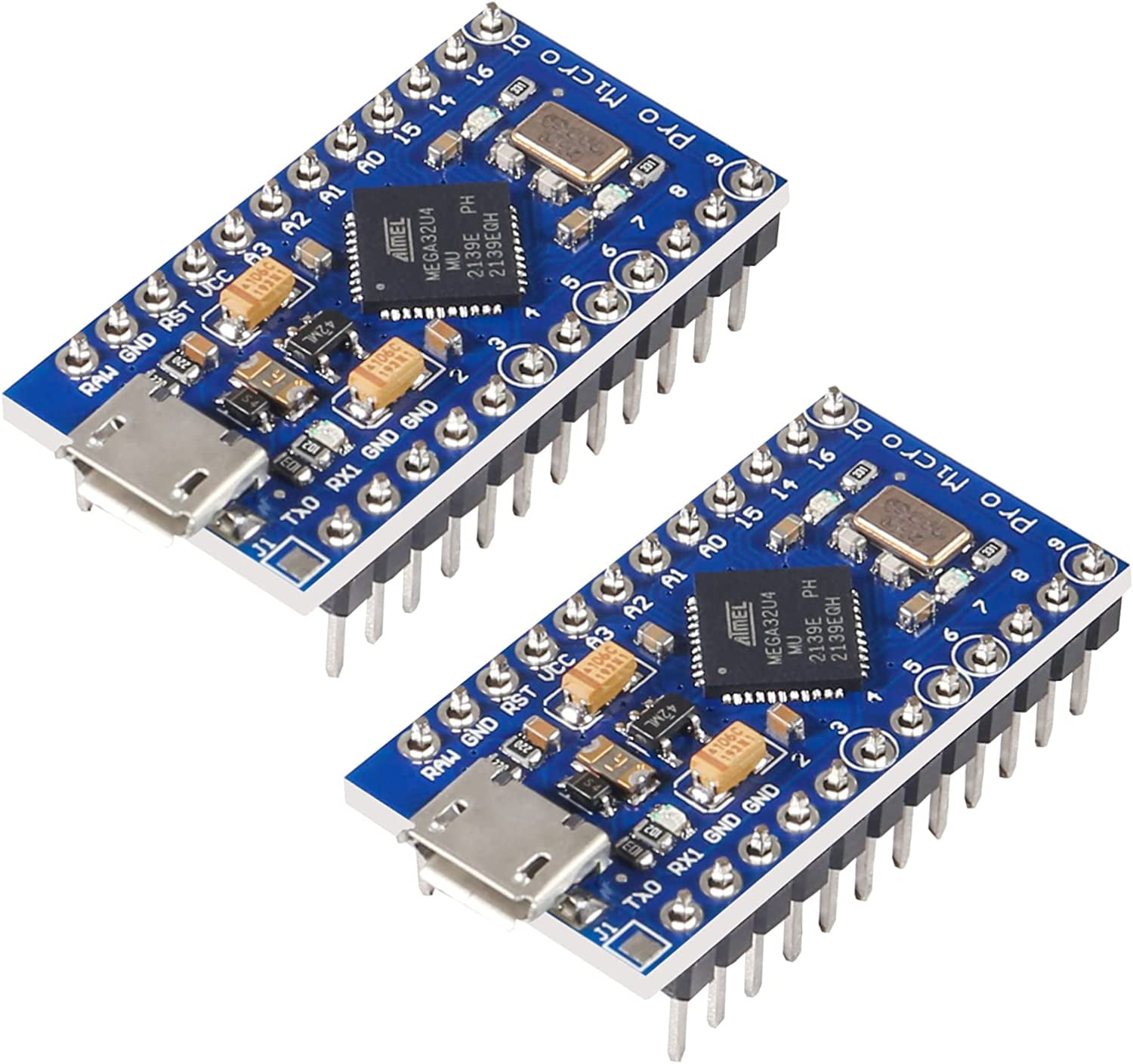 Pro Micro 5V 16MHz Atmega32U4 Bootloadered IDE Micro USB Pro Micro ...