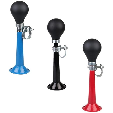 Selm 3 Pieces Bike Bell, Bike Metal Horn, 3 Colors Classic Air Horns ...
