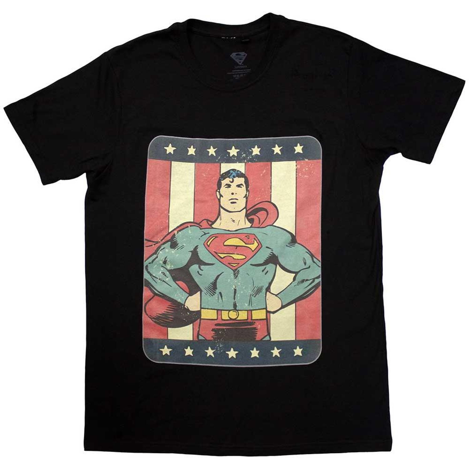 Click here for Superman Adult Striped T-Shirt L prices