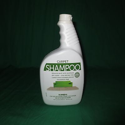 Genuine Kirby Guard 32oz Allergen Carpet Shampoo Cleaner UnScented Dry ...