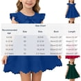 Floleo Girls Princess Dress Sleeveless Ruffled Lace Embroidery Mesh Bow ...