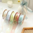 Huanledash 1 Roll 10 Yard Chiffon Ribbon Iridescent Valentine's Day ...