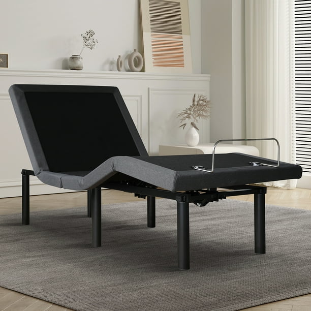 SYNGAR Electric Bed Frame with Wireless Remote Head and Foot Incline ...