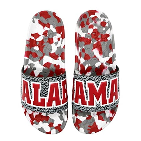 Hype Co University of Alabama UA Crimson Tide Slydr Sports NCAA Sandals ...