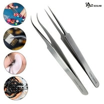 A2ZScilab - 4Pcs Precision Tweezers Set - Anti - Rust Stainless Steel ...