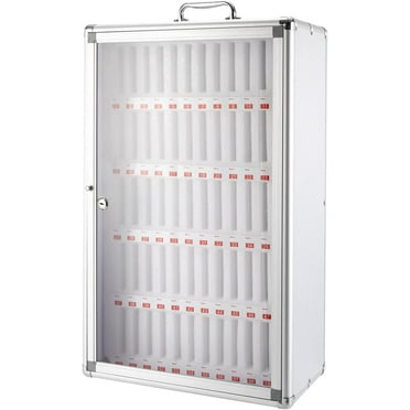 BENTISM Acrylic Cell Phone Locker Box Storage Cabinet Pocket w/Keys 10 ...