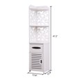 UBesGoo Free Standing Slim Storage Cabinet Cupboard with Bathroom ...