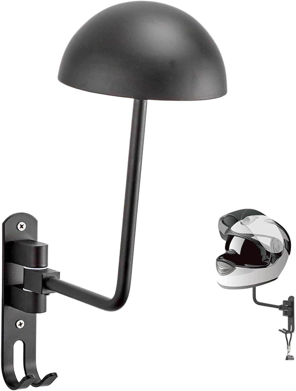 Soporte para Casco de Moto,porta casco de pared Multifuncional ...