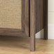 Balka TV Stand Natural Walnut and Printed Rattan - Walmart.com
