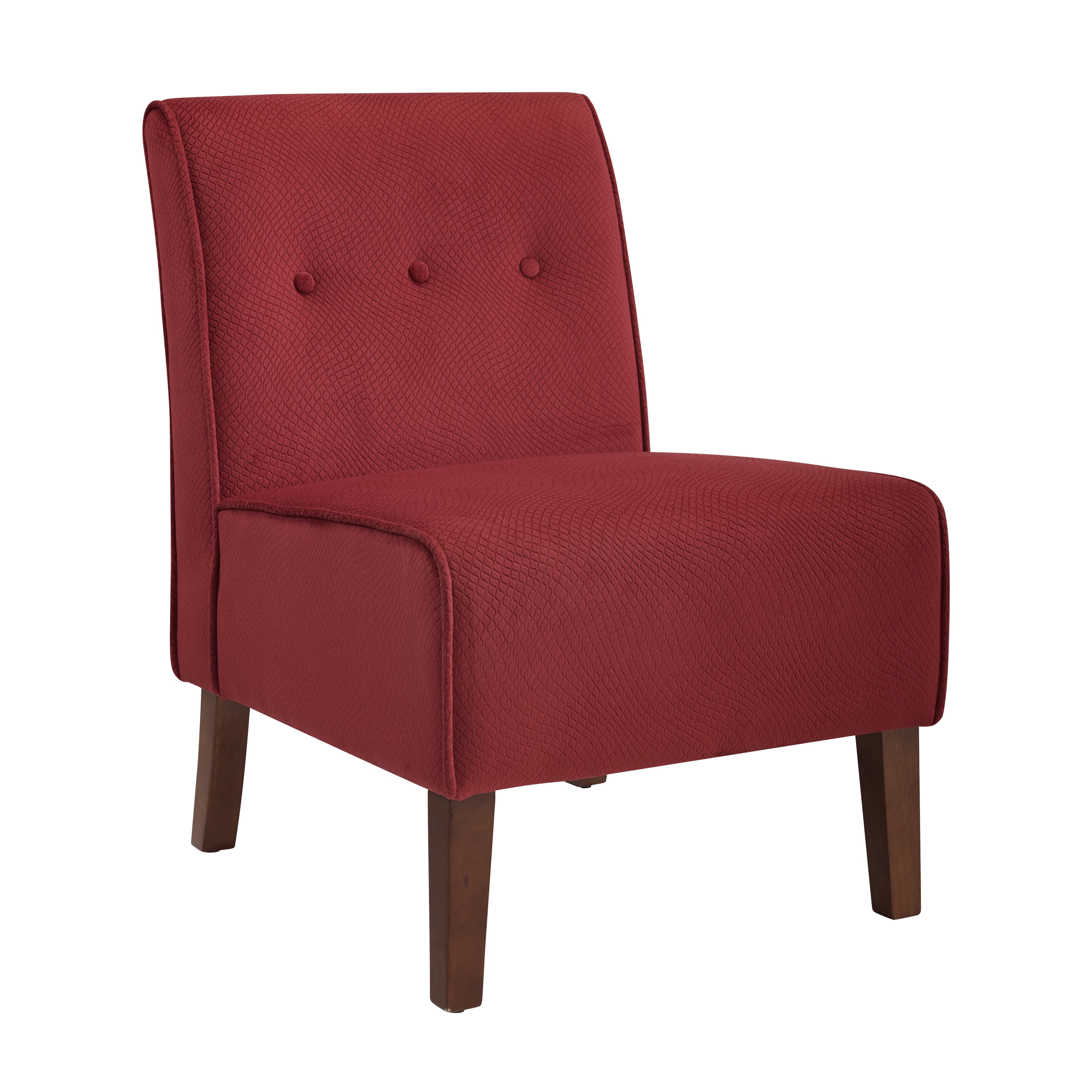 Linon Coco Upholstered Accent Chair, Multiple Colors - Walmart.com