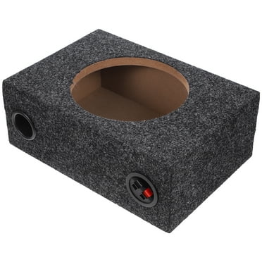 QPower QBOMB8VL Single 8 Inch Vented Ported Car Subwoofer Sub Box ...