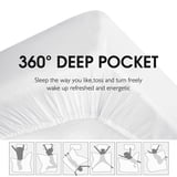 JML Queen Waterproof Mattress Protector,Quilted Fitted Mattress Pad ...