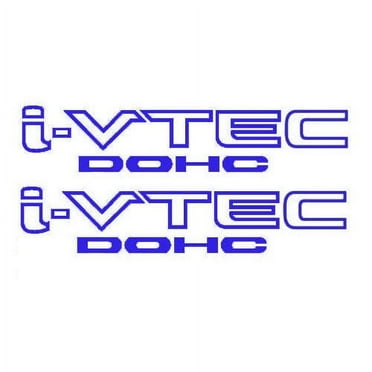 2x Blue Toyota VVT-I DOHC Stickers Vinyl Decals VVTI TRD Supra JDM ...