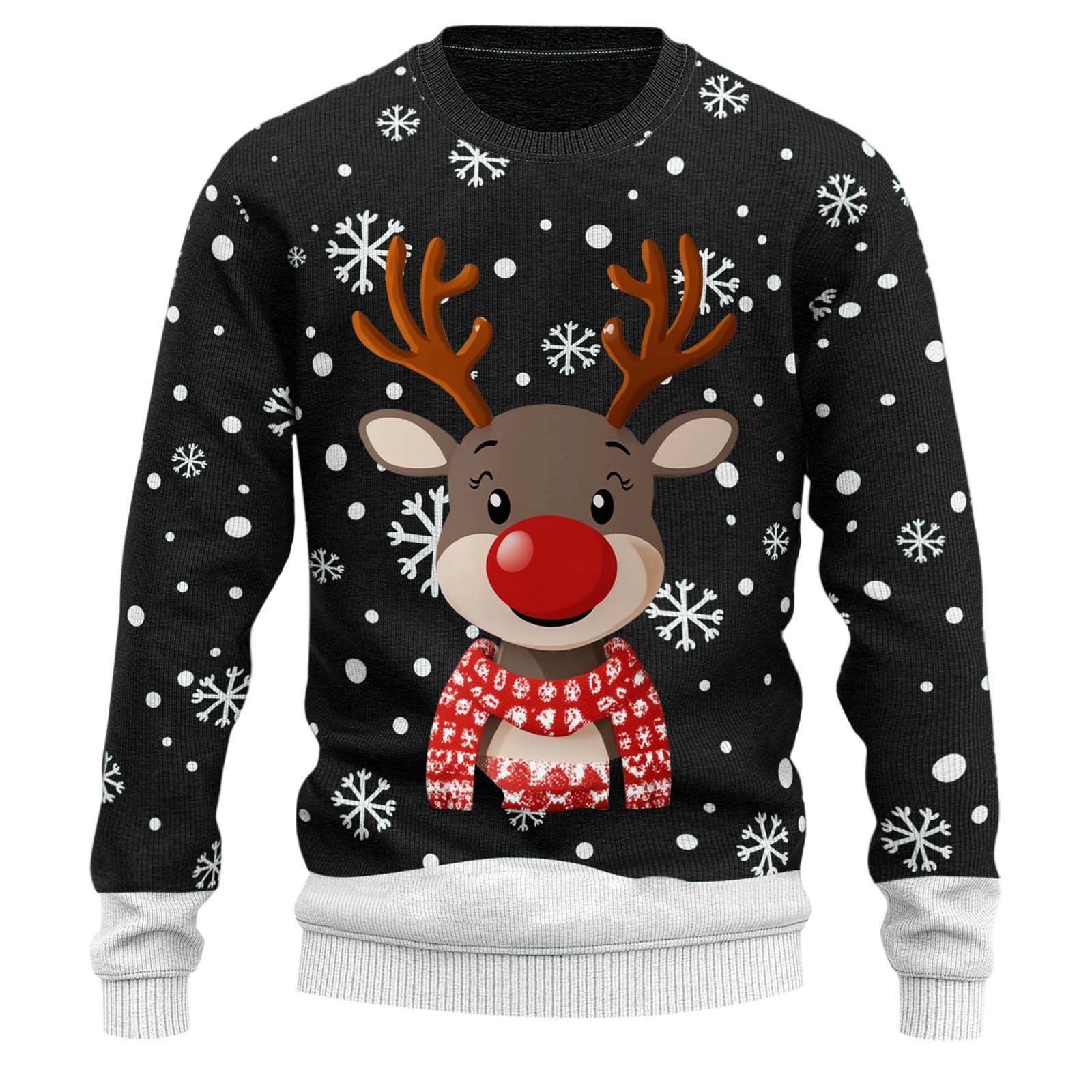 Click here for Luogenli Men Christmas Sweater Funny Christmas Rei... prices
