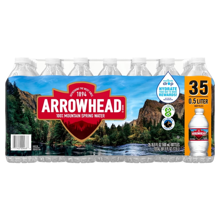 Arrowhead Water Bottle Sizes