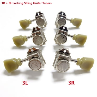 NEW Gotoh FB3 4-In-Line Bass Tuning Keys (4), 20:1 - AGED NICKEL ...