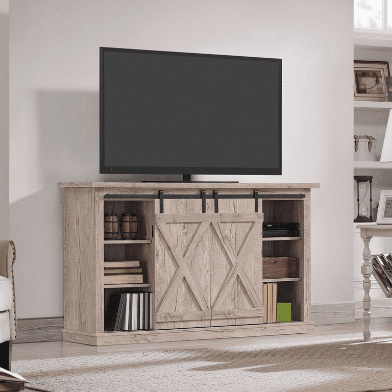 Free Shipping Twin Star Home Terryville Barn Door TV Stand for TVs up to 60