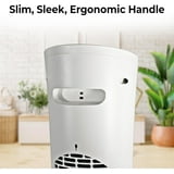 Comfort Zone 750/1,500-Watt Oscillating Digital Tower Heater with ...