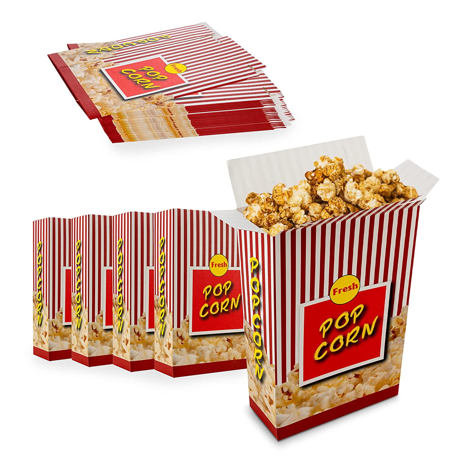 Popcorn Boxes Sherr 60 Pcs Assorted Color Mini Paper Holders For Party ...