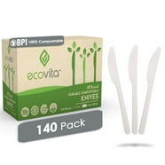 ICO Compostable Knives, [100 count] Wooden Knives, Biodegradable Knives ...