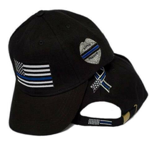 Police Thin Blue Line Hat Law Enforcement Cap Blue Lives Matter Officer ...