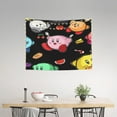 Kirby Wall Tapestry Cartoon Poster for Bedroom Aesthetics Funny Decor ...