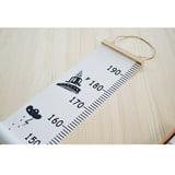 OUNONA Pine Wood Height Measurement Ruler Waterproof Growth Chart for ...