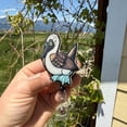 Booby Badge Reel ID holder: Gift for Nurses, Blue Footed Bird lovers ...