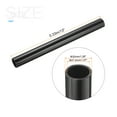 Uxcell 27.2mm ID 32mm OD 0.33m Black PVC Rigid Round Pipe High Impact ...